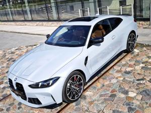 Grey BMW M4 2024 in Riga, with an engine capacity of 3.00 L and mileage of 10 thousand km for 94444 €, photo 23 on AUTOMOTO.COM.LV