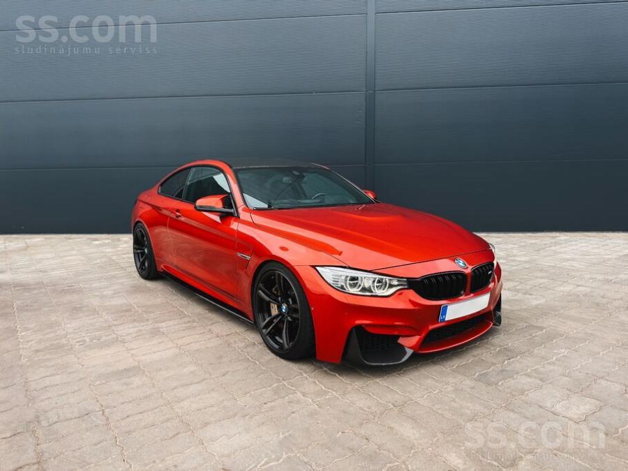 Оранжевый БМВ M4 2014 в Рига, объемом двигателя 3.00 л и пробегом 128 тыс. км за 42999 €, фото 1 на AUTOMOTO.COM.LV