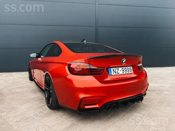 Orange BMW M4 2014 in Riga, with an engine capacity of 3.00 L and mileage of 130 thousand km for 39990 €, photo 5 on AUTOMOTO.COM.LV