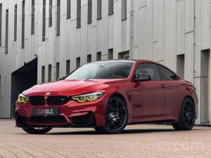 Orange BMW M4 2018 in Riga, with an engine capacity of 3.00 L and mileage of 76 thousand km for 48800 €, photo  on AUTOMOTO.COM.LV