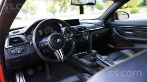 Red BMW M4 2015 in Riga, with an engine capacity of 3.00 L and mileage of 123 thousand km for 33500 €, photo 8 on AUTOMOTO.COM.LV
