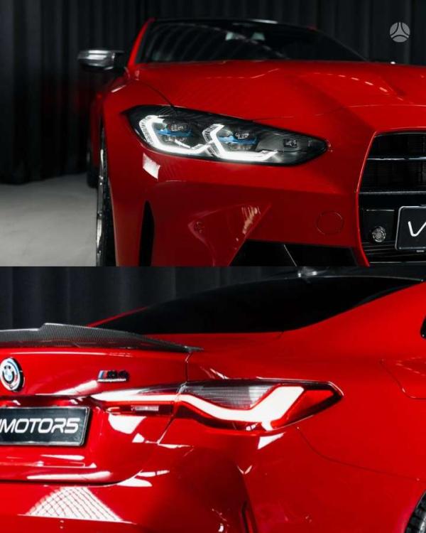 Sarkans BMW M4 2023 Viļņa, ar dzinēja tilpumu 3.00 L un nobraukumu 13 tūkst. km par 71998 €, foto 8 vietnē AUTOMOTO.COM.LV