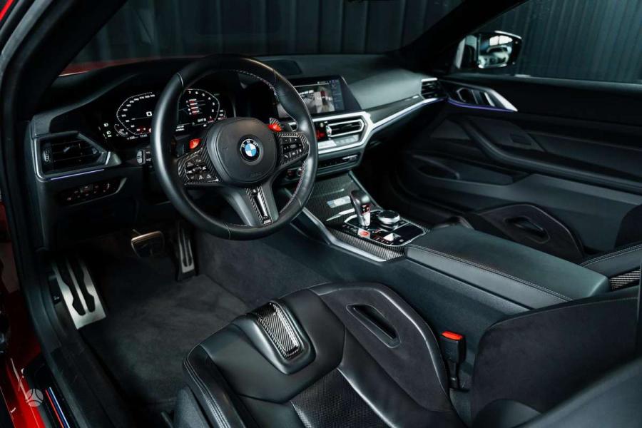 Sarkans BMW M4 2023 Viļņa, ar dzinēja tilpumu 3.00 L un nobraukumu 13 tūkst. km par 71998 €, foto 25 vietnē AUTOMOTO.COM.LV