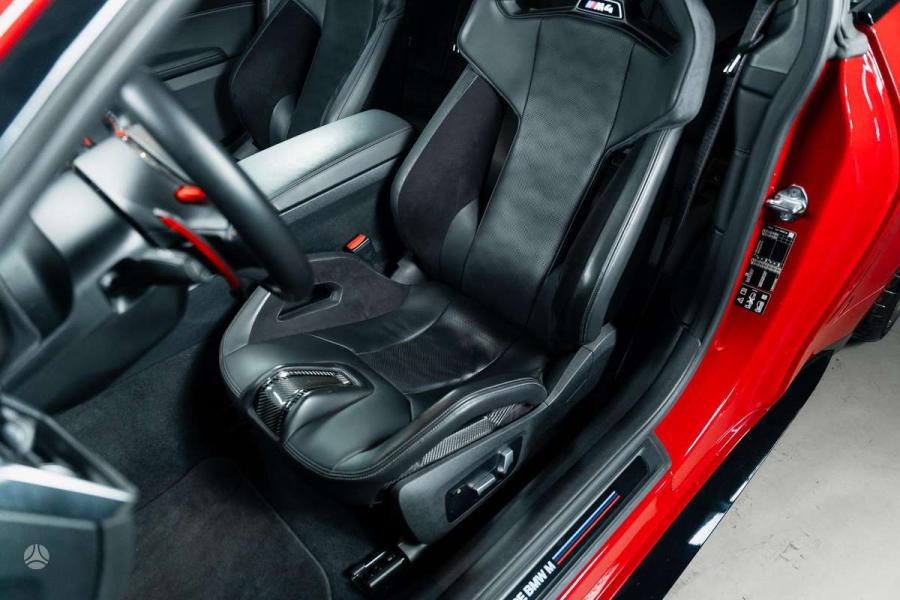 Sarkans BMW M4 2023 Viļņa, ar dzinēja tilpumu 3.00 L un nobraukumu 13 tūkst. km par 71998 €, foto 27 vietnē AUTOMOTO.COM.LV