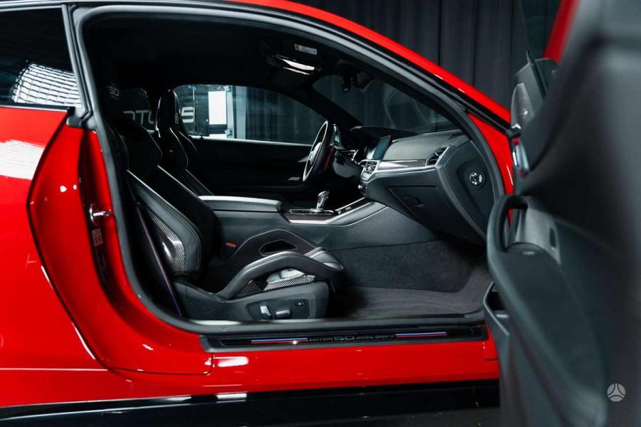 Sarkans BMW M4 2023 Viļņa, ar dzinēja tilpumu 3.00 L un nobraukumu 13 tūkst. km par 71998 €, foto 41 vietnē AUTOMOTO.COM.LV