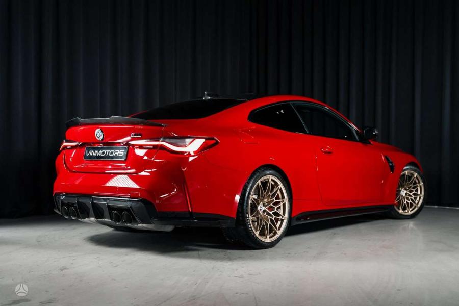 Sarkans BMW M4 2023 Viļņa, ar dzinēja tilpumu 3.00 L un nobraukumu 13 tūkst. km par 66998 €, foto 5 vietnē AUTOMOTO.COM.LV