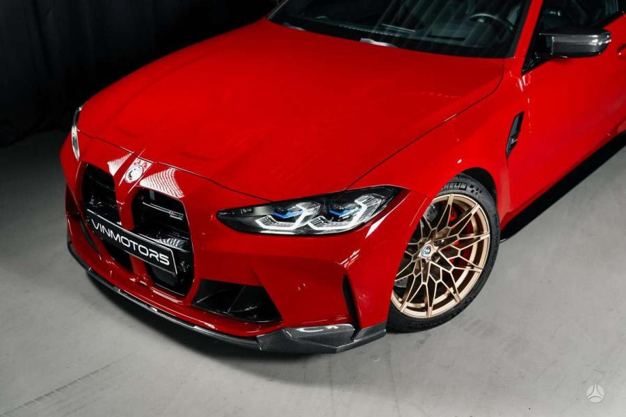 Sarkans BMW M4 2023 Viļņa, ar dzinēja tilpumu 3.00 L un nobraukumu 13 tūkst. km par 66998 €, foto 8 vietnē AUTOMOTO.COM.LV