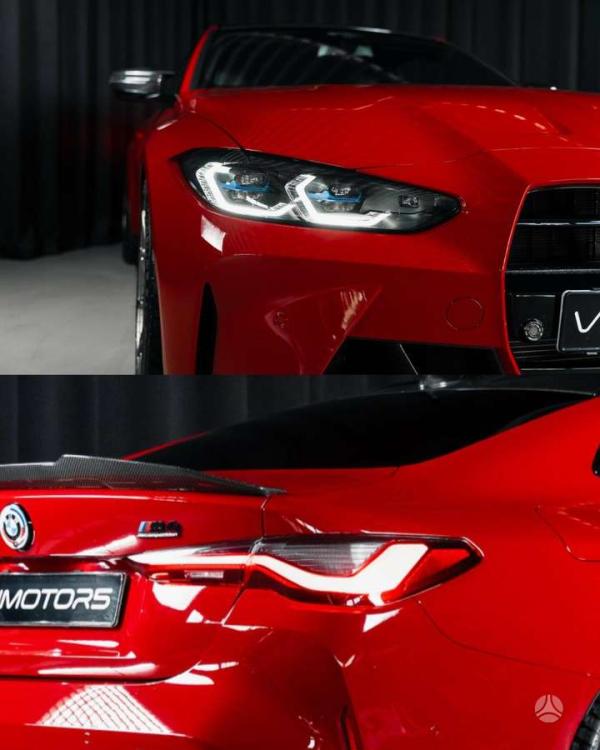 Sarkans BMW M4 2023 Viļņa, ar dzinēja tilpumu 3.00 L un nobraukumu 13 tūkst. km par 66998 €, foto 8 vietnē AUTOMOTO.COM.LV