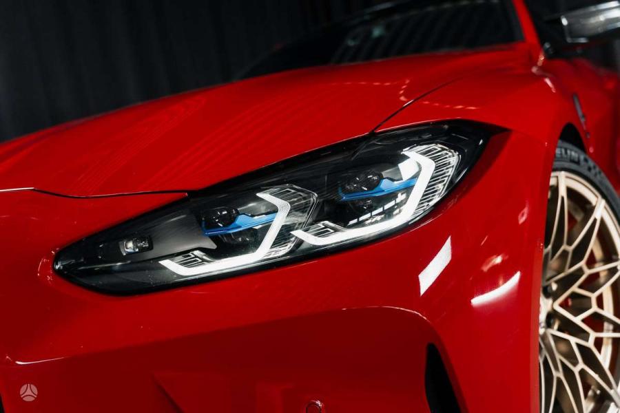 Sarkans BMW M4 2023 Viļņa, ar dzinēja tilpumu 3.00 L un nobraukumu 13 tūkst. km par 66998 €, foto 16 vietnē AUTOMOTO.COM.LV