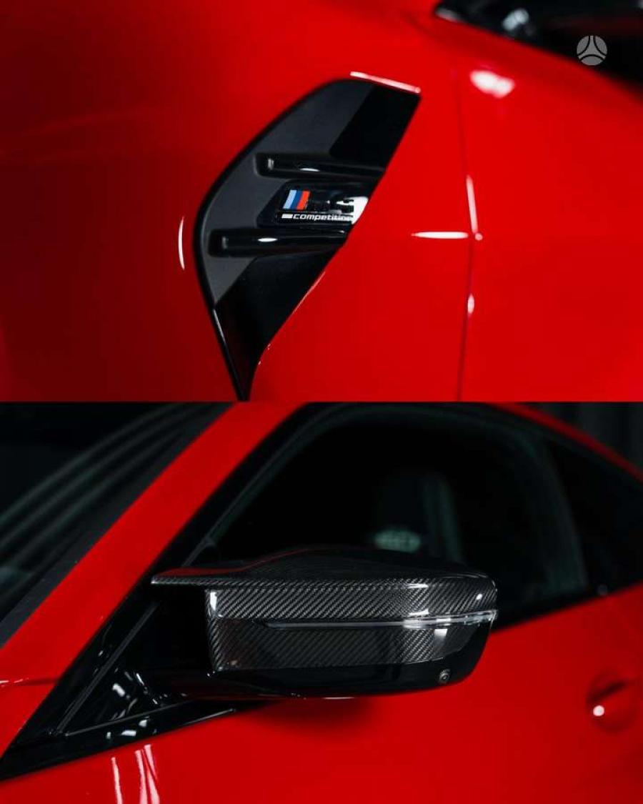 Sarkans BMW M4 2023 Viļņa, ar dzinēja tilpumu 3.00 L un nobraukumu 13 tūkst. km par 66998 €, foto 17 vietnē AUTOMOTO.COM.LV