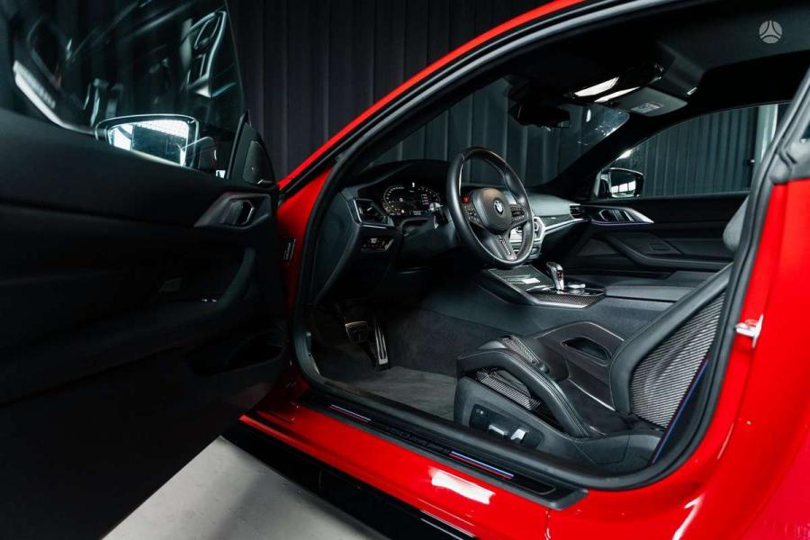 Sarkans BMW M4 2023 Viļņa, ar dzinēja tilpumu 3.00 L un nobraukumu 13 tūkst. km par 66998 €, foto 23 vietnē AUTOMOTO.COM.LV