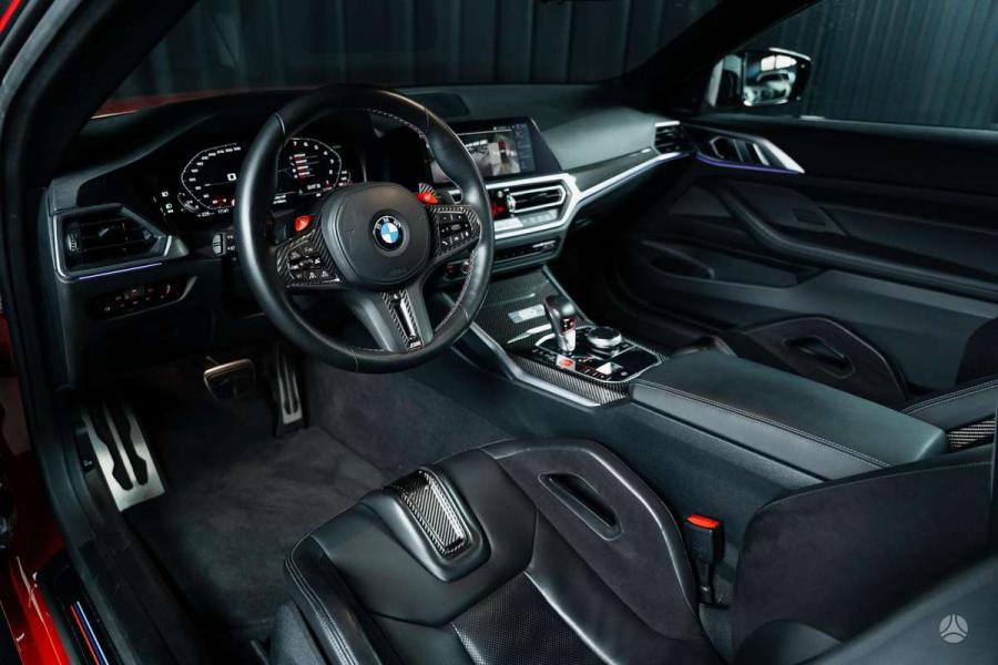 Sarkans BMW M4 2023 Viļņa, ar dzinēja tilpumu 3.00 L un nobraukumu 13 tūkst. km par 66998 €, foto 25 vietnē AUTOMOTO.COM.LV