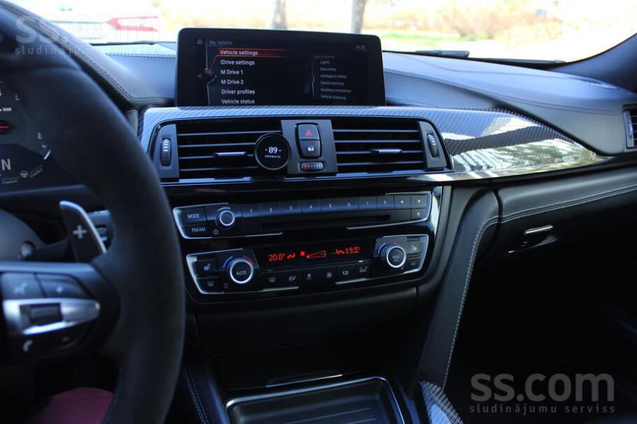 Белый БМВ M4 2015 в Рига, объемом двигателя 3.00 л и пробегом 115 тыс. км за 35900 €, фото 13 на AUTOMOTO.COM.LV
