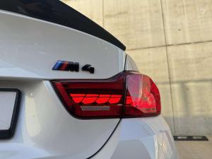 White BMW M4 2015 in Vilnius, with an engine capacity of 2.98 L and mileage of 108 thousand km for 34000 €, photo 13 on AUTOMOTO.COM.LV