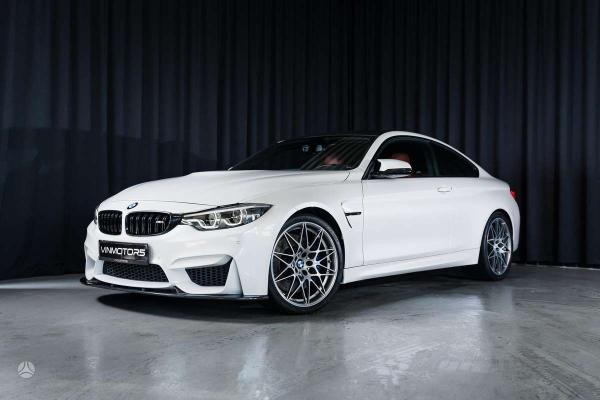 Balts BMW M4 2018 Viļņa, ar dzinēja tilpumu 2.98 L un nobraukumu 73 tūkst. km par 41999 €, foto 1 vietnē AUTOMOTO.COM.LV