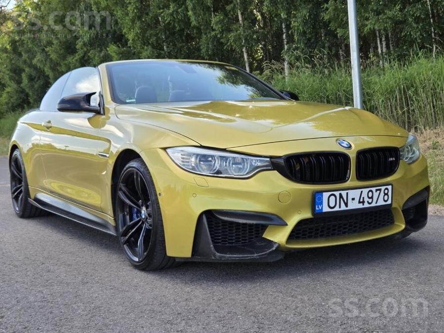 Yellow BMW M4 2016 in Riga, with an engine capacity of 3.00 L and mileage of 195 thousand km for 34950 €, photo 8 on AUTOMOTO.COM.LV