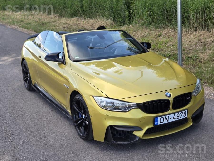 Yellow BMW M4 2016 in Riga, with an engine capacity of 3.00 L and mileage of 195 thousand km for 34950 €, photo 9 on AUTOMOTO.COM.LV
