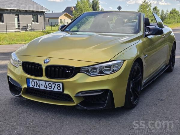 Yellow BMW M4 2016 in Riga, with an engine capacity of 3.00 L and mileage of 195 thousand km for 34950 €, photo 9 on AUTOMOTO.COM.LV