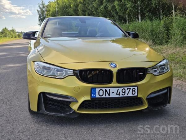 Yellow BMW M4 2016 in Riga, with an engine capacity of 3.00 L and mileage of 195 thousand km for 34950 €, photo 10 on AUTOMOTO.COM.LV