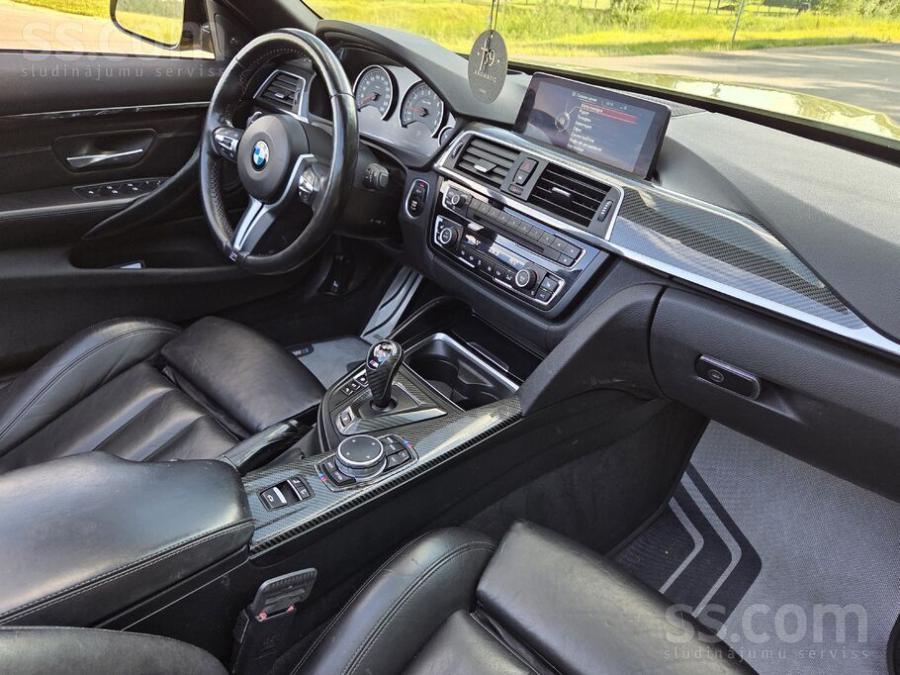 Yellow BMW M4 2016 in Riga, with an engine capacity of 3.00 L and mileage of 195 thousand km for 34950 €, photo 14 on AUTOMOTO.COM.LV