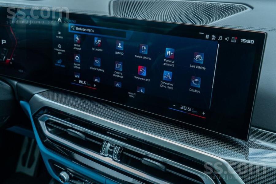 Желтый БМВ M4 2023 в Тукумс, объемом двигателя 3.00 л и пробегом 56 тыс. км за 77700 €, фото 21 на AUTOMOTO.COM.LV