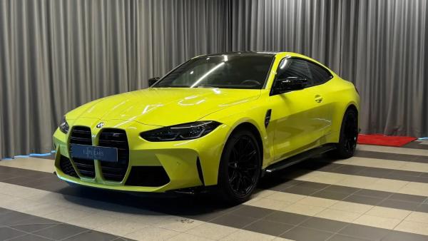 Dzeltens BMW M4 2024 Mārupe, ar dzinēja tilpumu 3.00 L un nobraukumu 21 tūkst. km par 76990 €, foto 1 vietnē AUTOMOTO.COM.LV