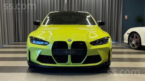 Yellow BMW M4 2024 in Riga, with an engine capacity of 3.00 L and mileage of 21 thousand km for 76990 €, photo 3 on AUTOMOTO.COM.LV