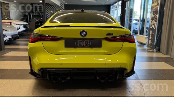 Yellow BMW M4 2024 in Riga, with an engine capacity of 3.00 L and mileage of 21 thousand km for 76990 €, photo 4 on AUTOMOTO.COM.LV