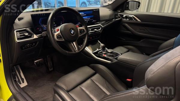 Yellow BMW M4 2024 in Riga, with an engine capacity of 3.00 L and mileage of 21 thousand km for 76990 €, photo 9 on AUTOMOTO.COM.LV