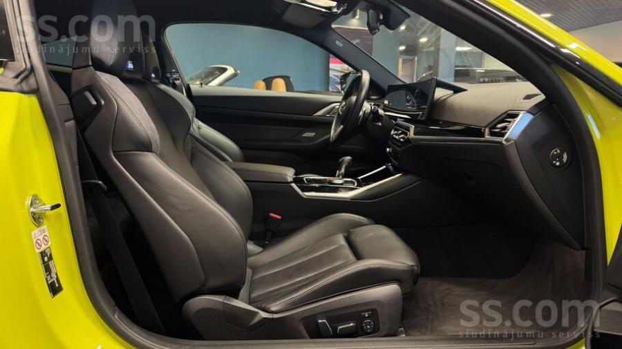 Yellow BMW M4 2024 in Riga, with an engine capacity of 3.00 L and mileage of 21 thousand km for 76990 €, photo 22 on AUTOMOTO.COM.LV