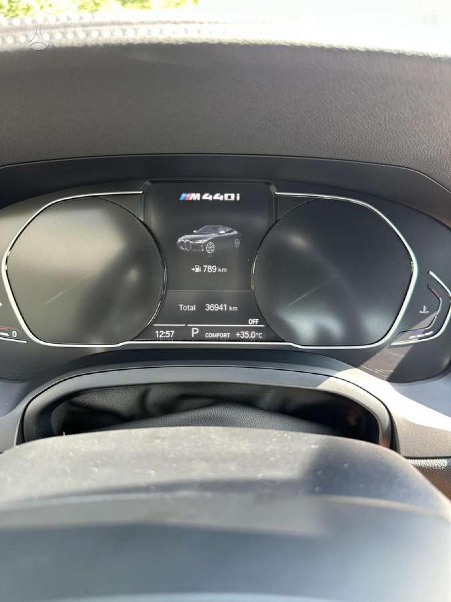 Melns BMW m440 2021 Kauņa, ar dzinēja tilpumu 3.00 L un nobraukumu 37 tūkst. km par 42500 €, foto 17 vietnē AUTOMOTO.COM.LV