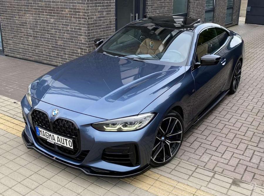 Blue BMW m440 2021 in Marijampole, with an engine capacity of 3.00 L and mileage of 57 thousand km for 39999 €, photo 8 on AUTOMOTO.COM.LV