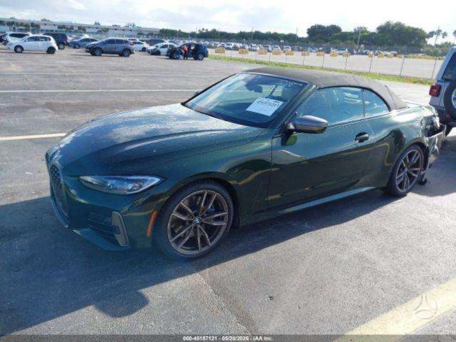 Green BMW m440 2021 in Klaipeda, with an engine capacity of 3.00 L and mileage of 50 thousand km for 14800 €, photo 3 on AUTOMOTO.COM.LV