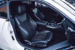 White BMW m440 2021 in Vilnius, with an engine capacity of 3.00 L and mileage of 84 thousand km for 37700 €, photo 15 on AUTOMOTO.COM.LV