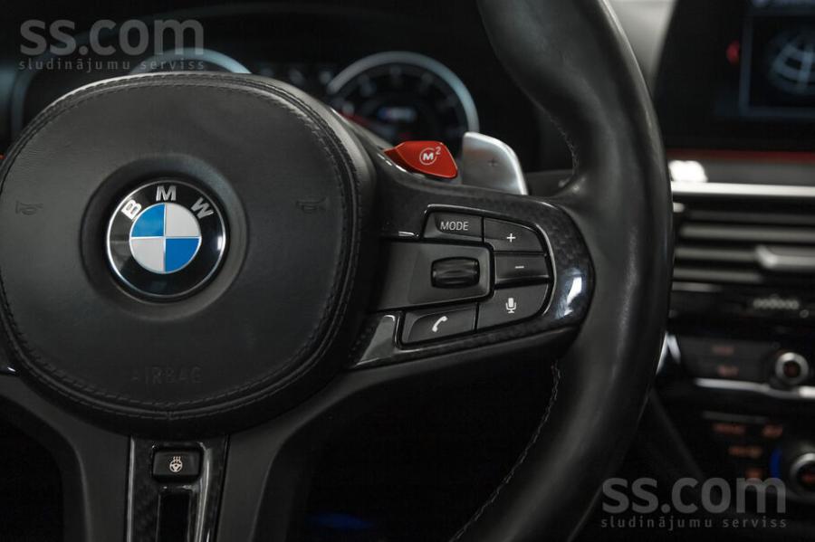 Melns BMW M5 2018 Tukums, ar dzinēja tilpumu 4.40 L un nobraukumu 0 tūkst. km par 59990 €, foto 25 vietnē AUTOMOTO.COM.LV