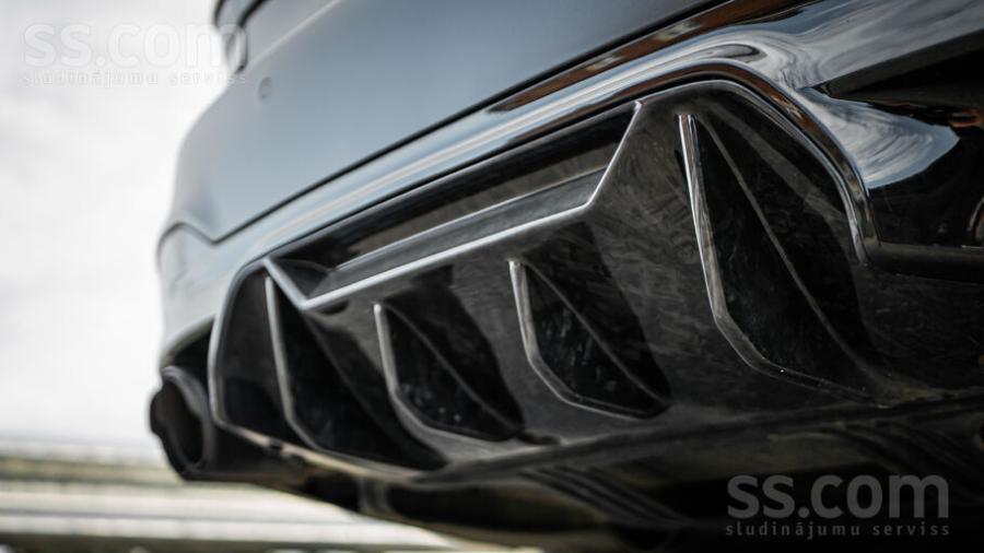 Black BMW M5 2019 in Daugavpils, with an engine capacity of 4.40 L and mileage of 100 thousand km for 62900 €, photo 8 on AUTOMOTO.COM.LV