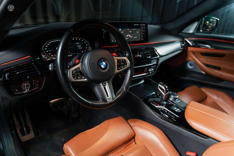Melns BMW M5 2020 Viļņa, ar dzinēja tilpumu 4.40 L un nobraukumu 51 tūkst. km par 59998 €, foto 21 vietnē AUTOMOTO.COM.LV