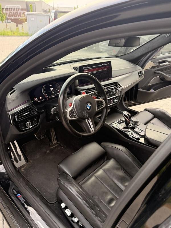 Melns BMW M5 2021 Viļņa, ar dzinēja tilpumu 4.40 L un nobraukumu 33 tūkst. km par 73000 €, foto 9 vietnē AUTOMOTO.COM.LV