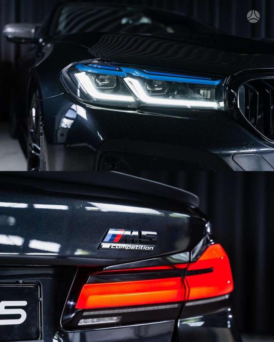 Melns BMW M5 2021 Viļņa, ar dzinēja tilpumu 4.40 L un nobraukumu 36 tūkst. km par 64999 €, foto 9 vietnē AUTOMOTO.COM.LV