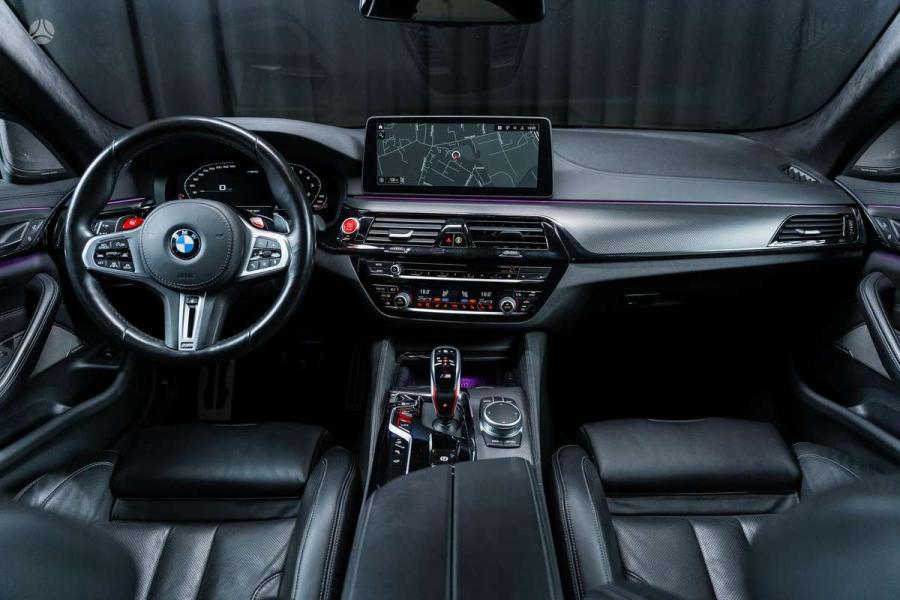 Melns BMW M5 2021 Viļņa, ar dzinēja tilpumu 4.40 L un nobraukumu 36 tūkst. km par 64999 €, foto 25 vietnē AUTOMOTO.COM.LV