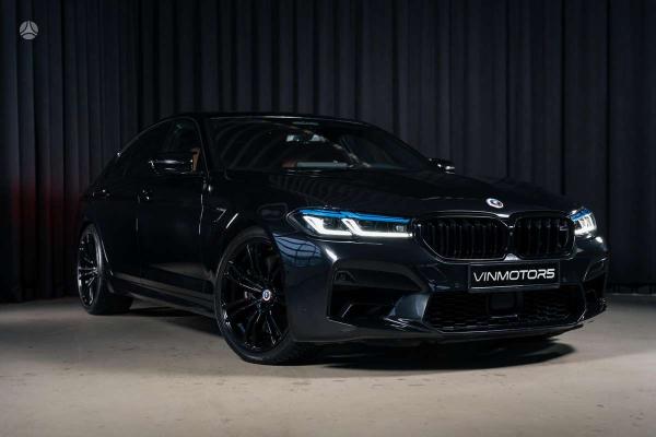 Melns BMW M5 2022 Viļņa, ar dzinēja tilpumu 4.40 L un nobraukumu 21 tūkst. km par 72999 €, foto 3 vietnē AUTOMOTO.COM.LV