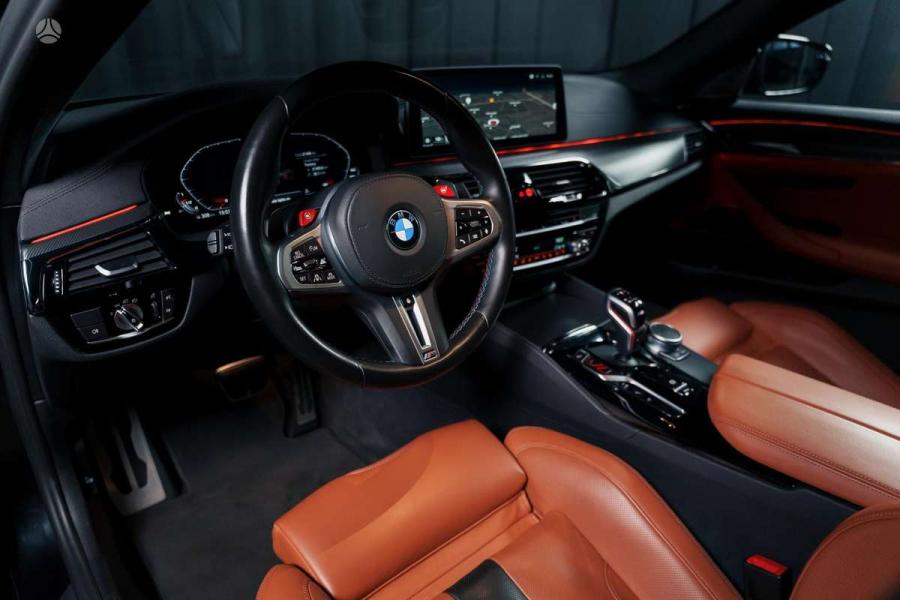 Melns BMW M5 2022 Viļņa, ar dzinēja tilpumu 4.40 L un nobraukumu 21 tūkst. km par 72999 €, foto 20 vietnē AUTOMOTO.COM.LV