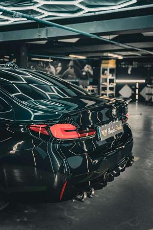 Melns BMW M5 2022 Kauņa, ar dzinēja tilpumu 4.40 L un nobraukumu 62 tūkst. km par 58600 €, foto 5 vietnē AUTOMOTO.COM.LV
