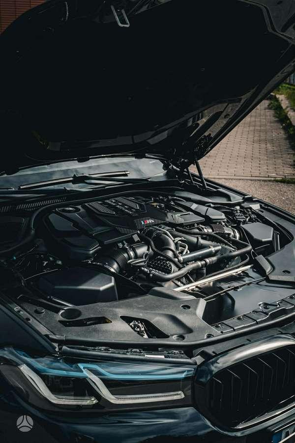Melns BMW M5 2022 Kauņa, ar dzinēja tilpumu 4.40 L un nobraukumu 62 tūkst. km par 58600 €, foto 10 vietnē AUTOMOTO.COM.LV