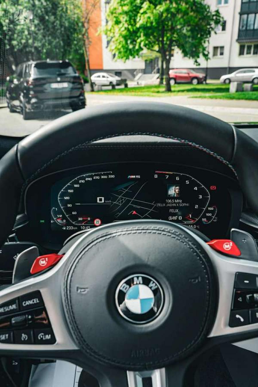 Melns BMW M5 2022 Kauņa, ar dzinēja tilpumu 4.40 L un nobraukumu 62 tūkst. km par 58600 €, foto 21 vietnē AUTOMOTO.COM.LV
