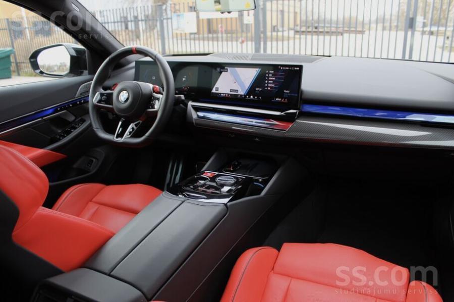 Melns BMW M5 2025 Jelgava, ar dzinēja tilpumu 4.40 L un nobraukumu 8 tūkst. km par 118000 €, foto 14 vietnē AUTOMOTO.COM.LV