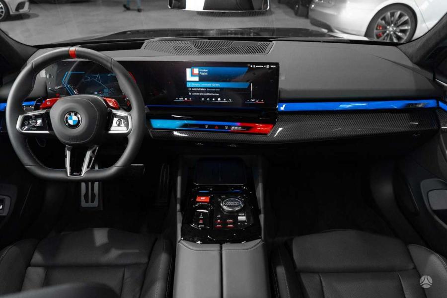 Черный БМВ М5 2025 в Рига, объемом двигателя 4.40 л и пробегом 6 тыс. км за 123000 €, фото 14 на AUTOMOTO.COM.LV
