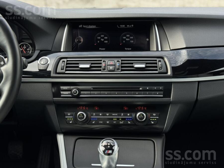 Blue BMW M5 2016 in Riga, with an engine capacity of 4.40 L and mileage of 167 thousand km for 32980 €, photo 21 on AUTOMOTO.COM.LV