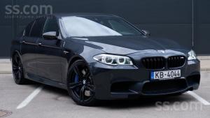 Blue BMW M5 2016 in Riga, with an engine capacity of 4.40 L and mileage of 123 thousand km for 27500 €, photo  on AUTOMOTO.COM.LV