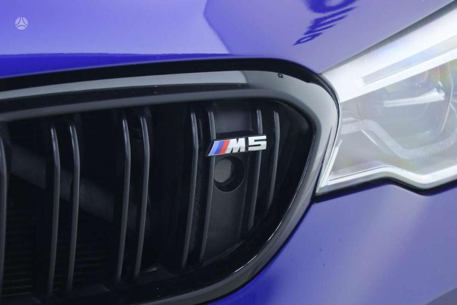 Zils BMW M5 2019 Viļņa, ar dzinēja tilpumu 4.40 L un nobraukumu 60 tūkst. km par 62990 €, foto 7 vietnē AUTOMOTO.COM.LV